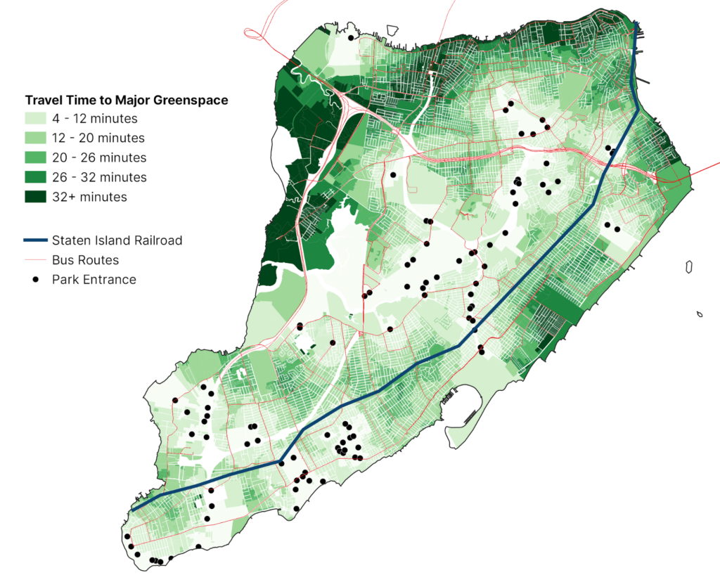 Mapping Green Spaces: Navigating New York City's Park Access Network ...